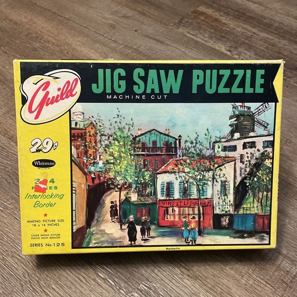 Guild | Games | Vintage Guild Puzzle Montmartre | Poshmark